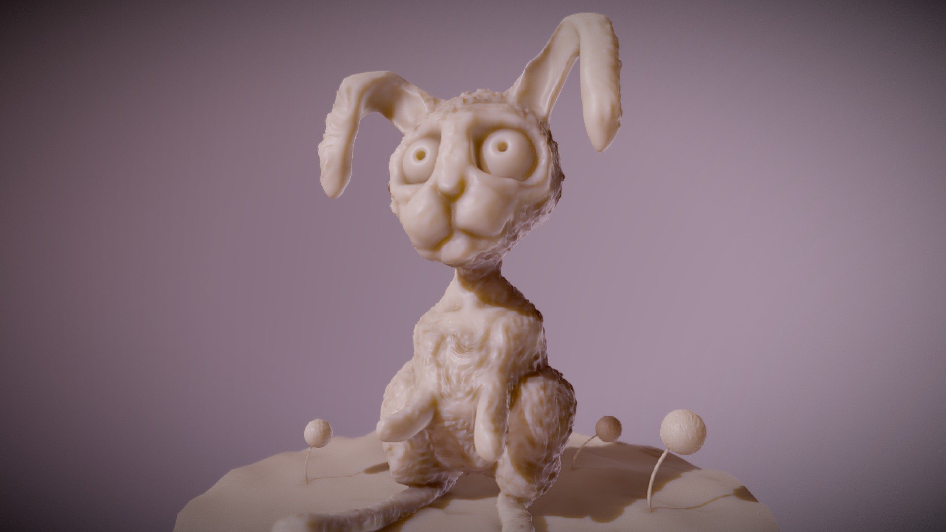Fluffy_SculptJanuary18_Day 27 - 3D model by YunXi Zheng (SamMi ...