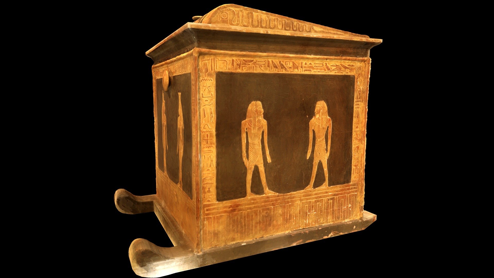 Canopic Chest of Thuya from Tomb KV46 - Download Free 3D model by ...
