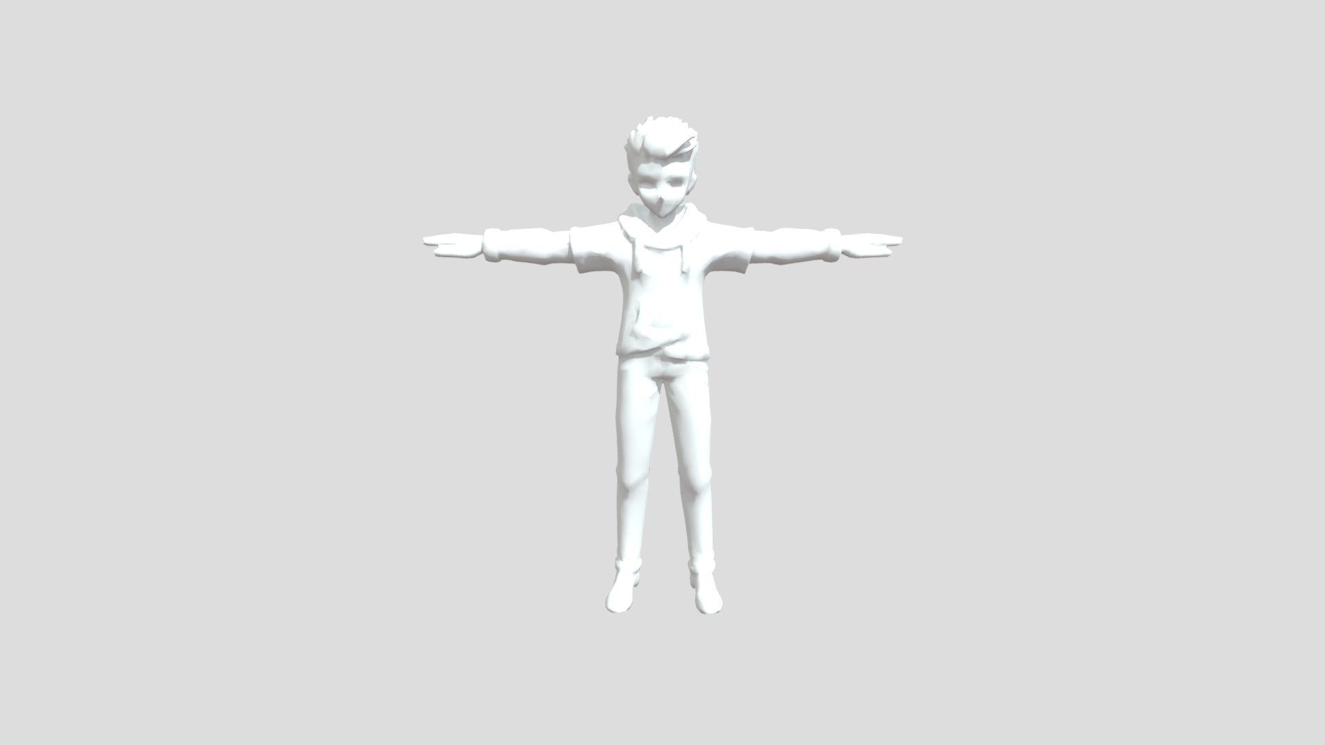 Anime male carecter - Download Free 3D model by tonmoyefaz [1747c39 ...