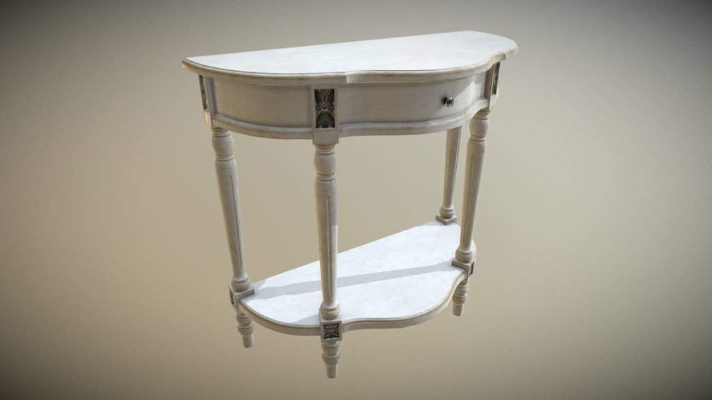 Furniture ArchViz Console Round - 3D model by Spotland Live Graphics ...