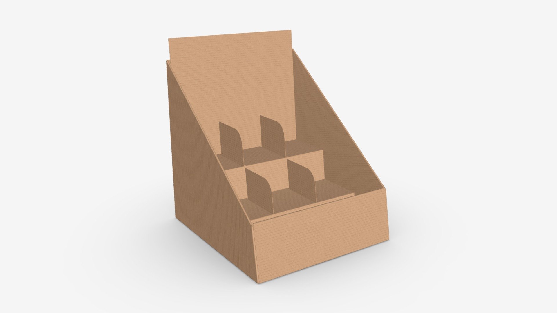 Product display cardboard stand 03 - Buy Royalty Free 3D model by ...