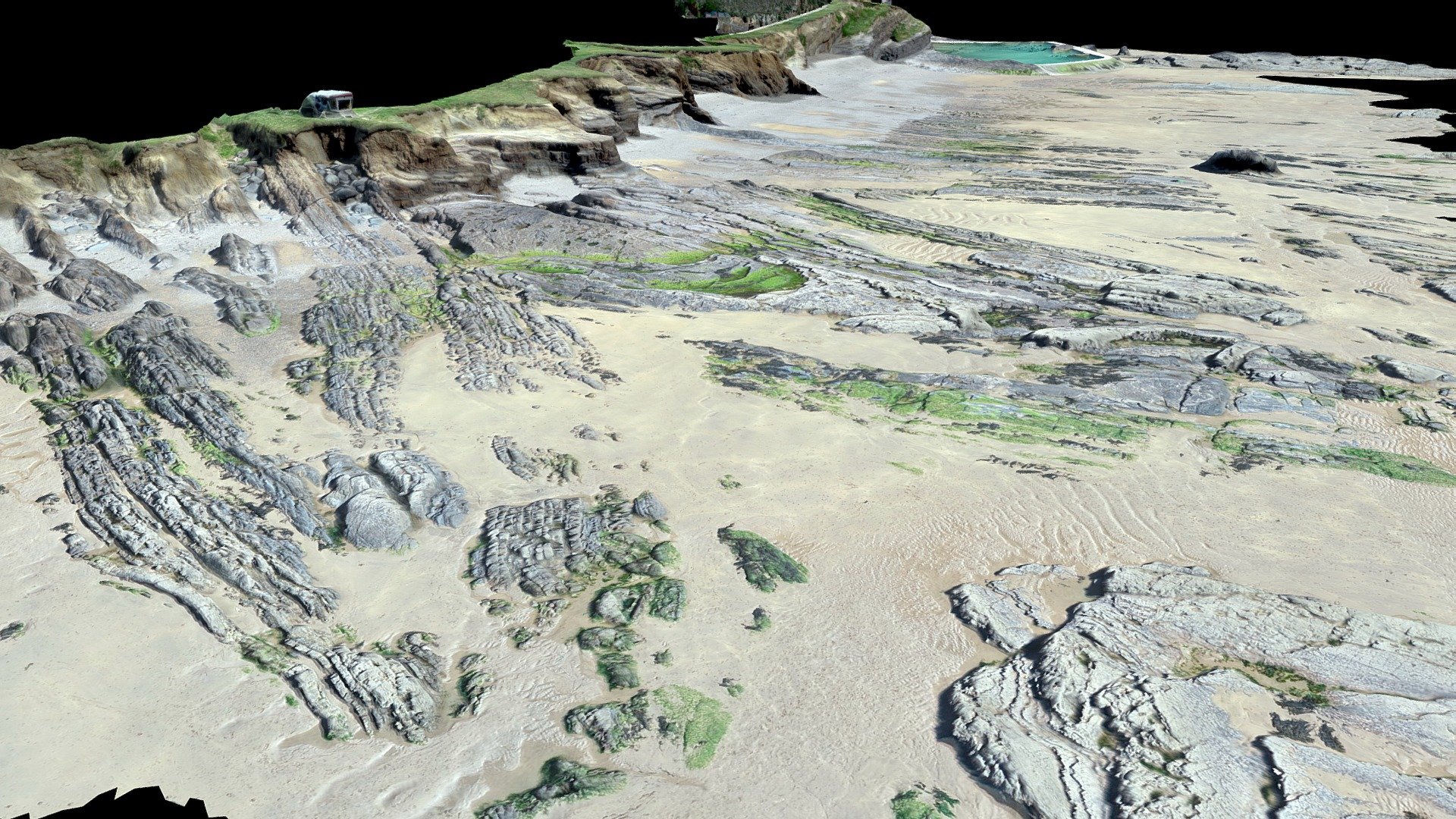 Crooklets, Cornwall - 3D model by e.RocK [17491be] - Sketchfab