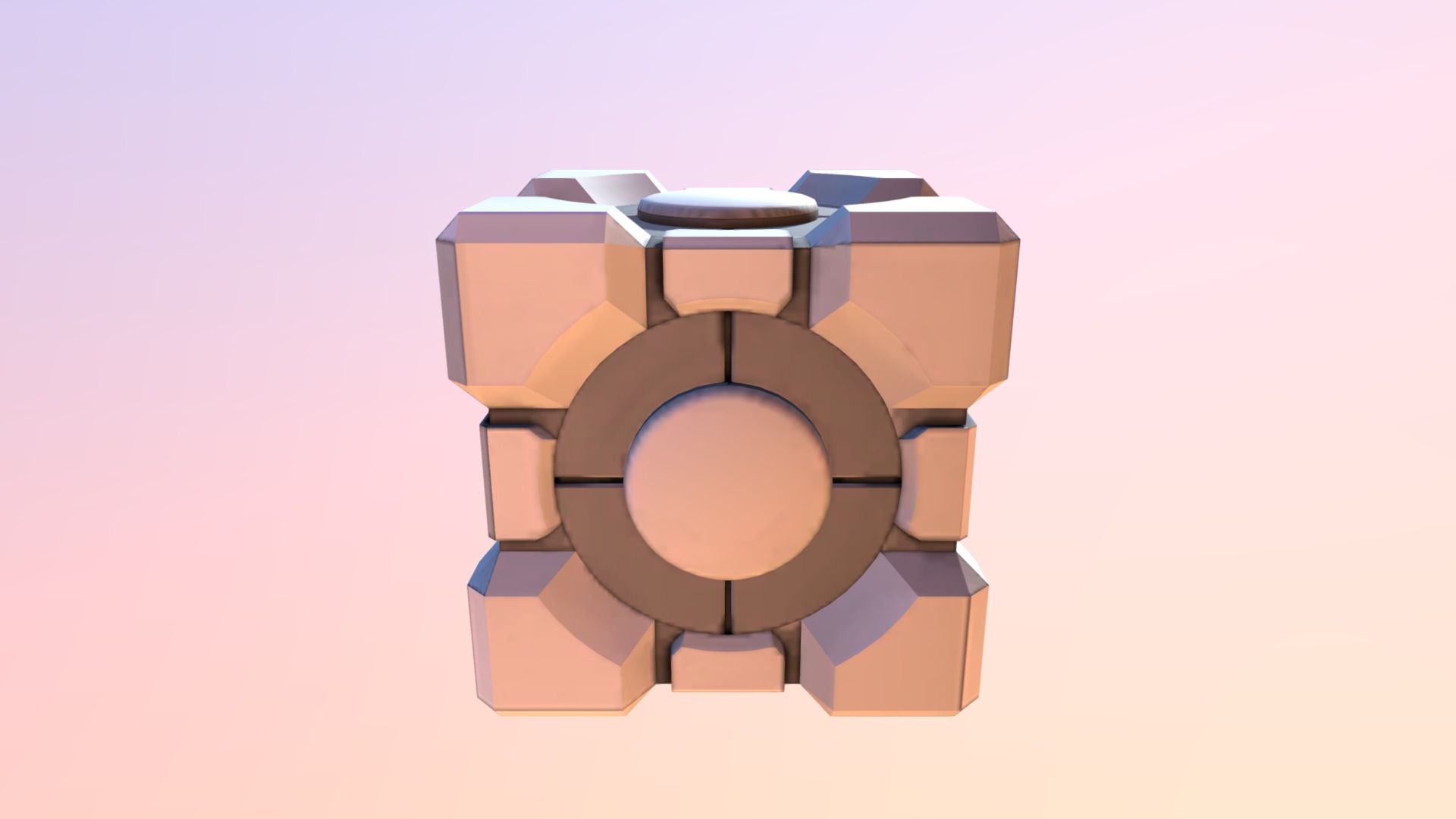 PC Computer - Portal - Cubes - 3D model by sanic111111a [174bfa8 ...
