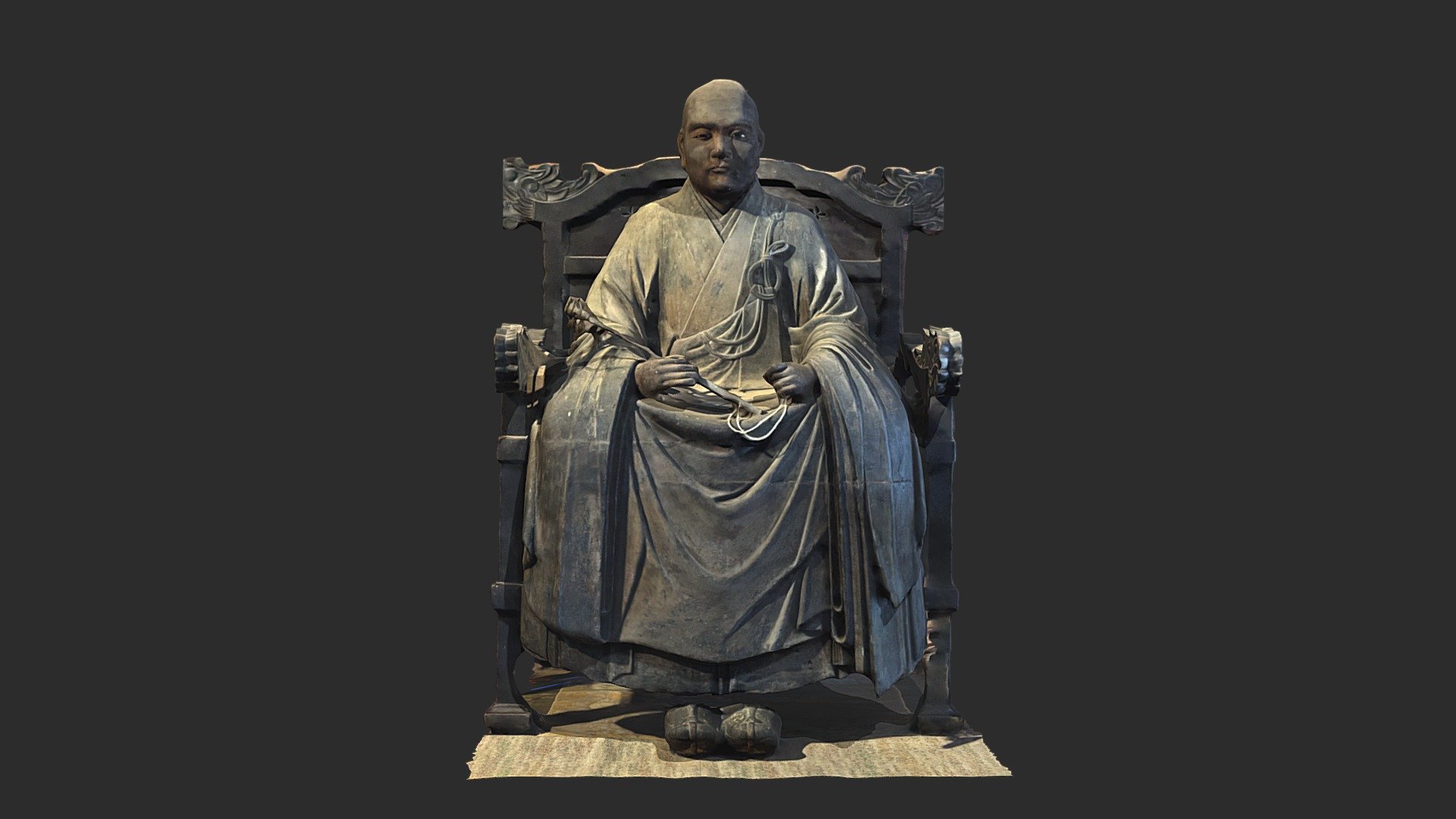 高岡山瑞龍寺道元禅師像 Dogen statue at Zuiryu-ji Temple - 3D model by ...