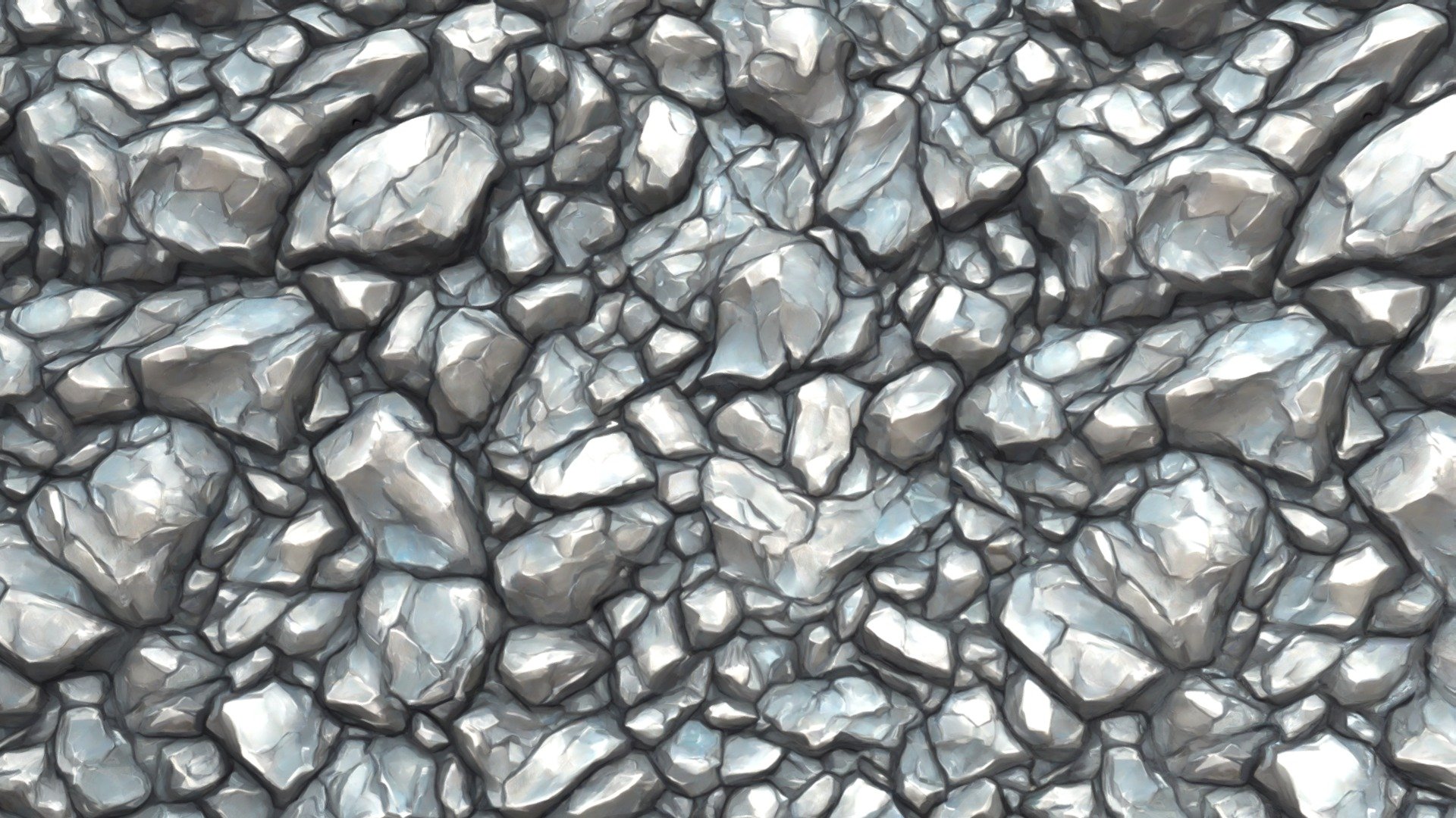 Stylized Silver v1 Seamless Texture - Buy Royalty Free 3D model by ...