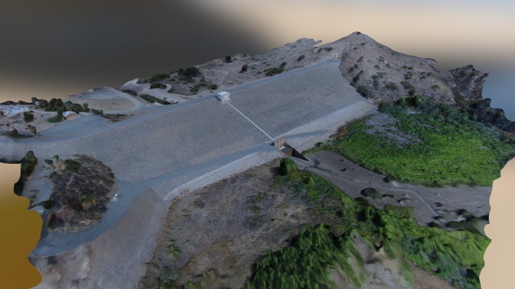 Villa Park Dam - Day 2 (PIX4D) - 3D model by ara [174d132] - Sketchfab