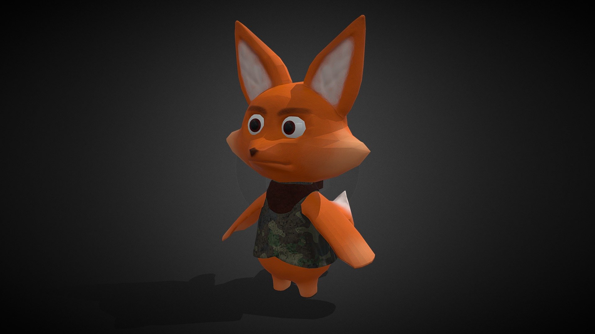 Cartoon Fox - Download Free 3D model by ICE ZONE STUDIO (@ICEZONE ...