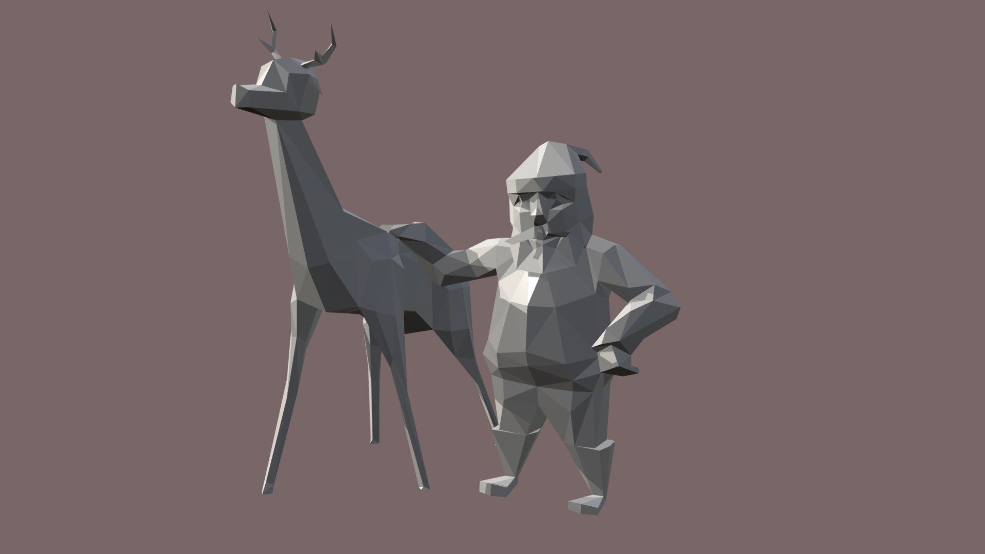 Santa claus Lowpoly - Buy Royalty Free 3D model by Matias.Pereyra ...