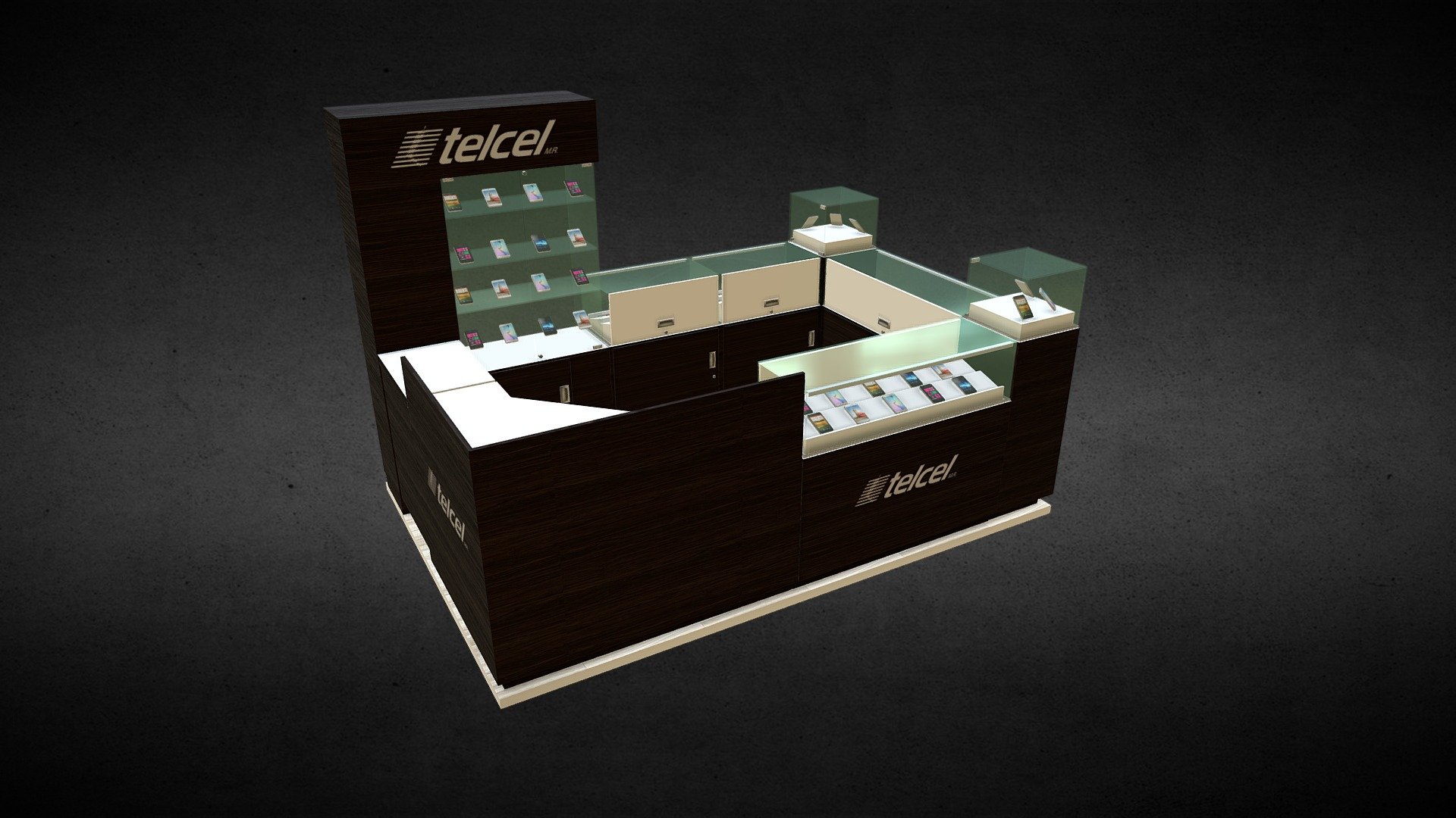 Isla Telcel-Andamar 3x2 - 3D model by ARZAM [1755ca4] - Sketchfab