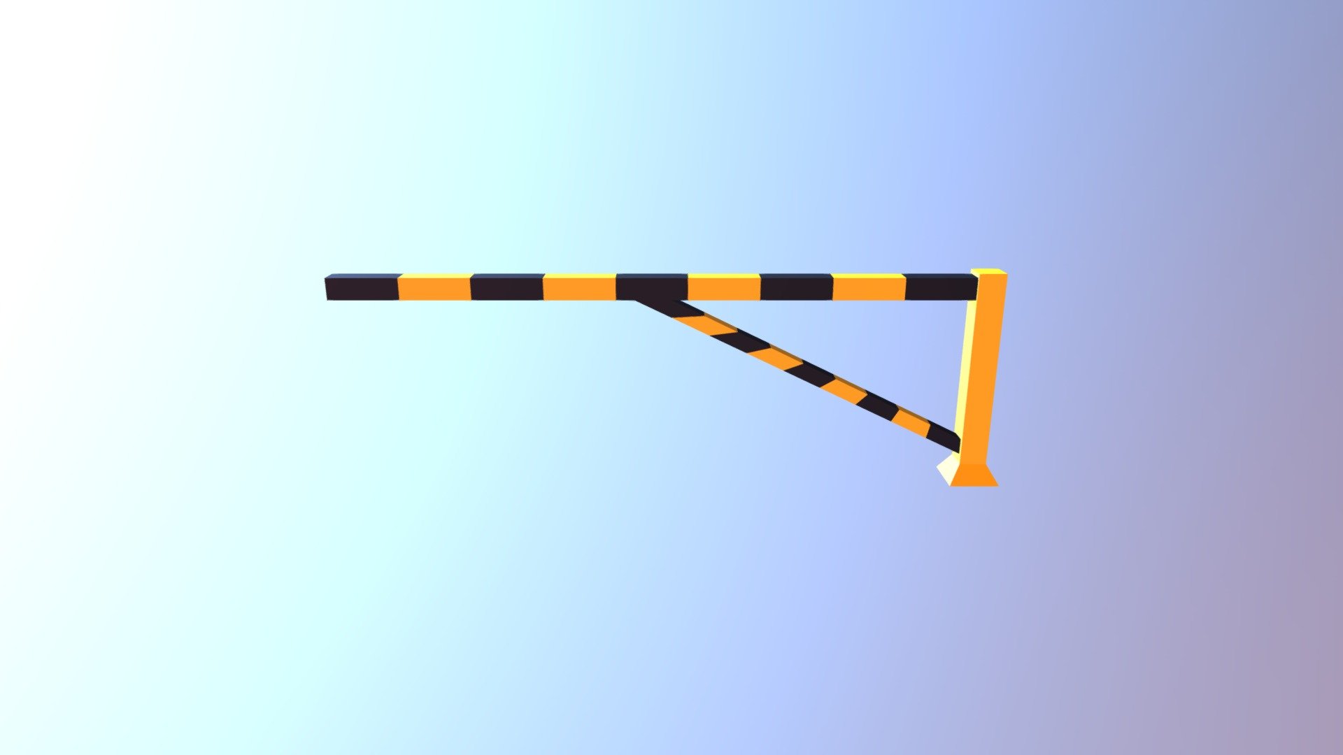 Road Gate - 3D model by liampgames [17561d1] - Sketchfab