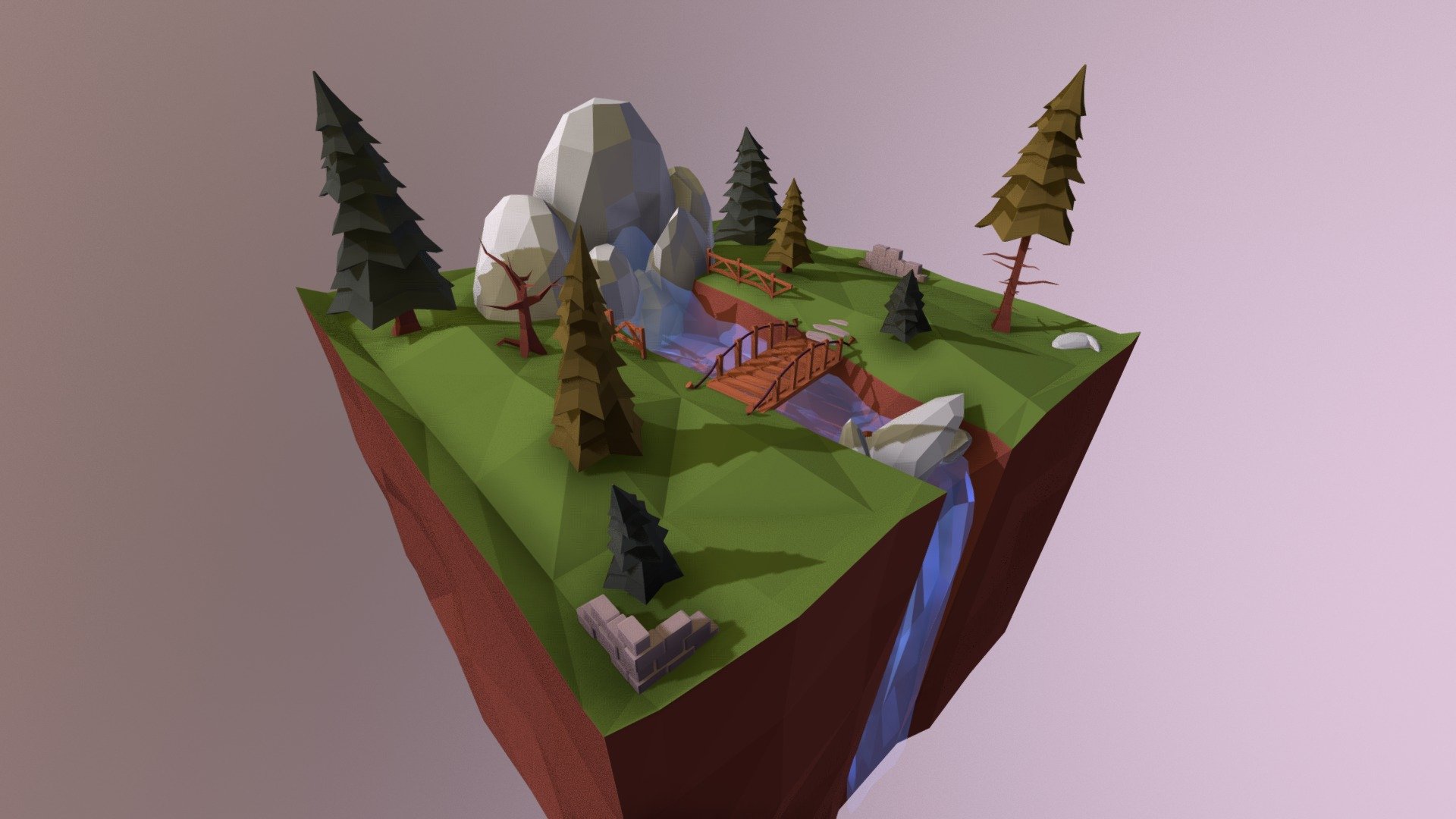 Forest Scene - Download Free 3D model by Faend [1756718] - Sketchfab