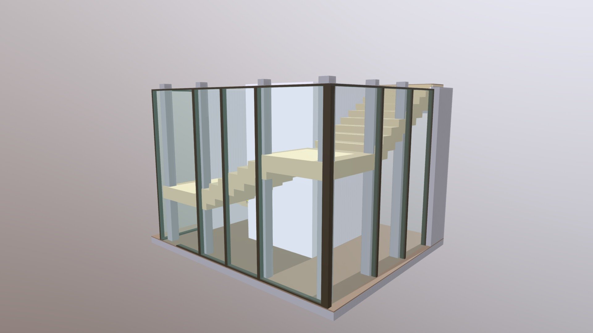 Stacked Box Stair Culbertson - 3D model by ryanpendarvis [175967a ...