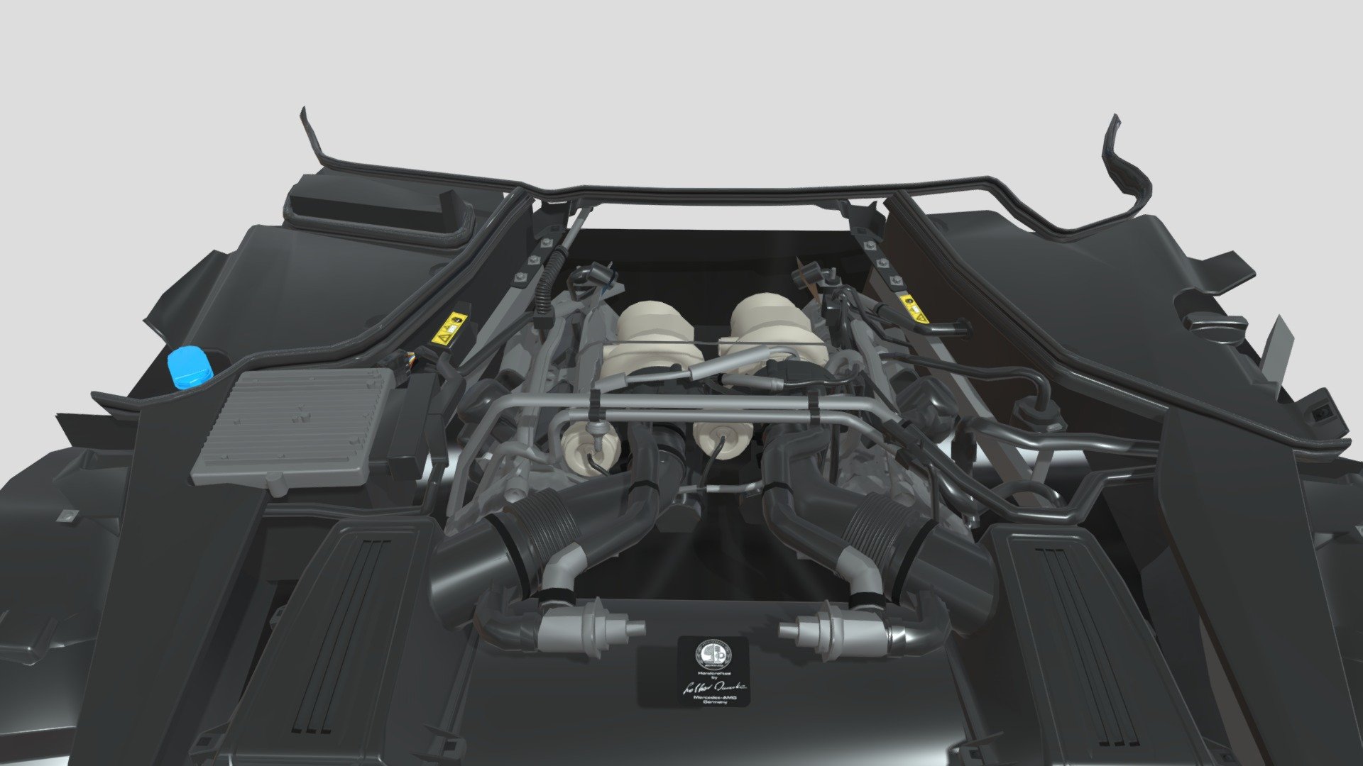 Mercedes-AMG GT Engine - Download Free 3D model by Lucid de Vaustone ...