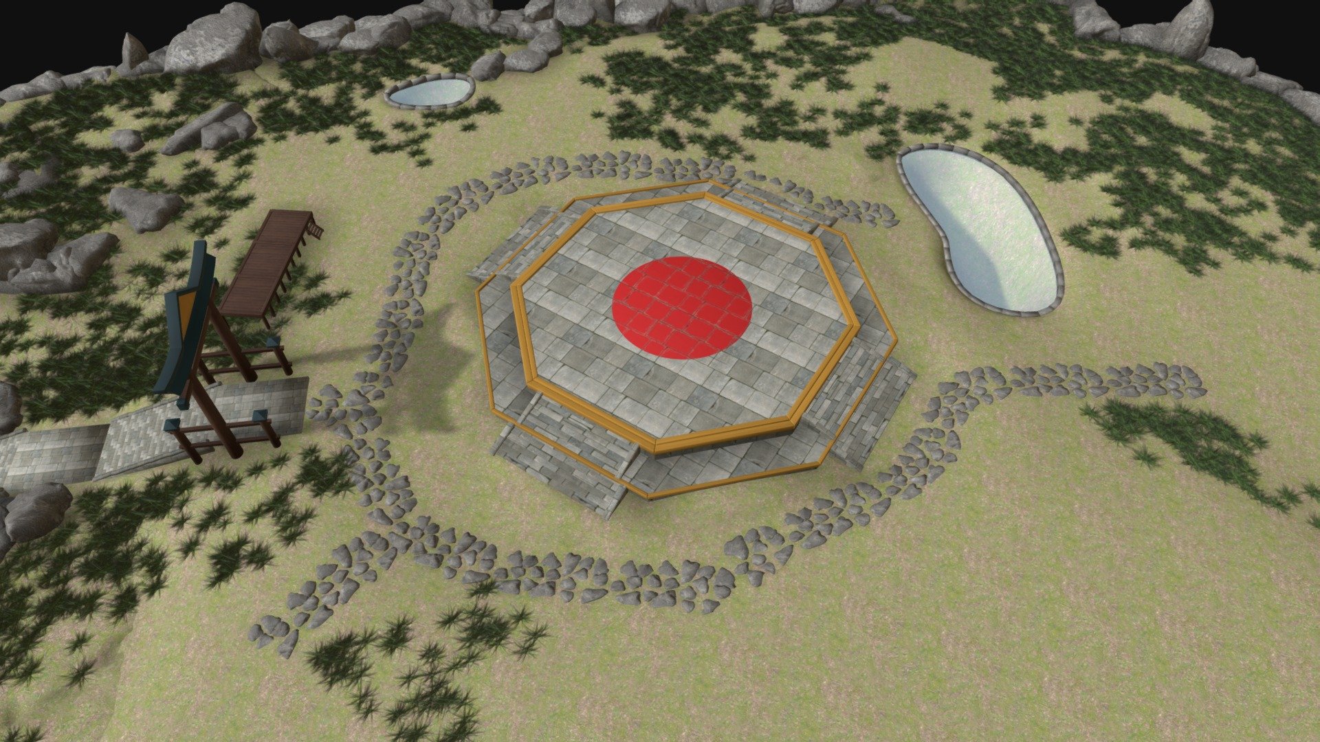 Samurai Arena - Download Free 3D model by local.yany [175b78d] - Sketchfab