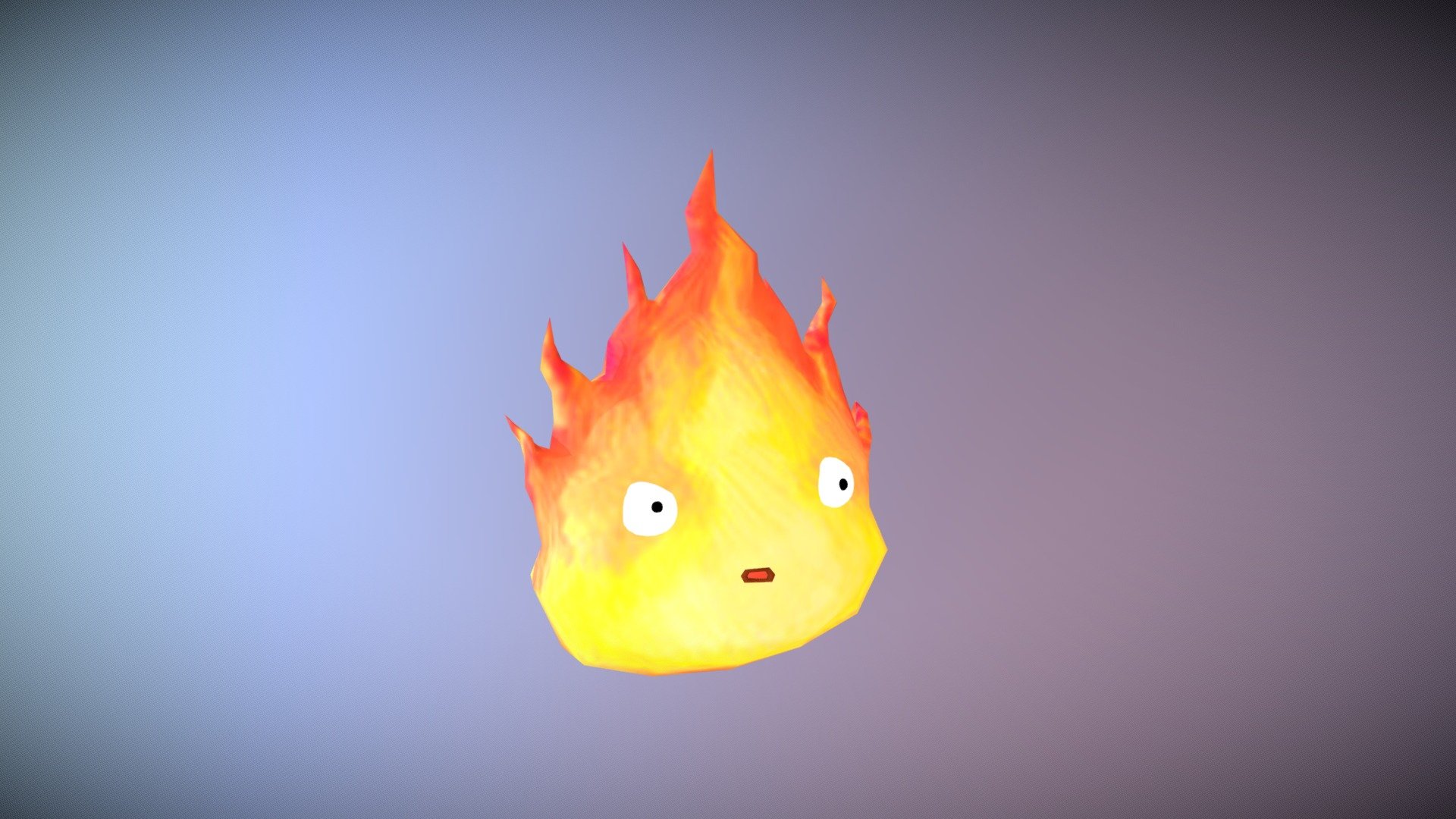 Hikari - Lowpoly Hand-painted Flame - 3D model by Swaan [175d60a ...