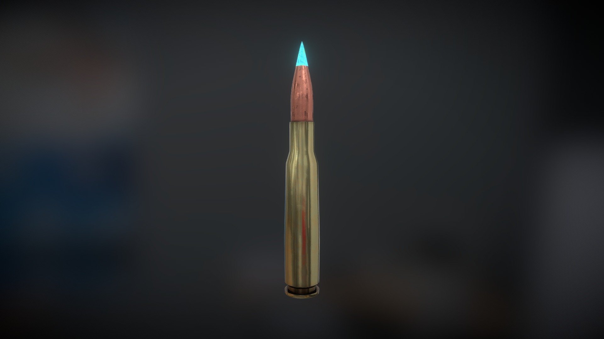 Glowing 50cal Bullet - Download Free 3D model by AnshiNoWara [175f953 ...