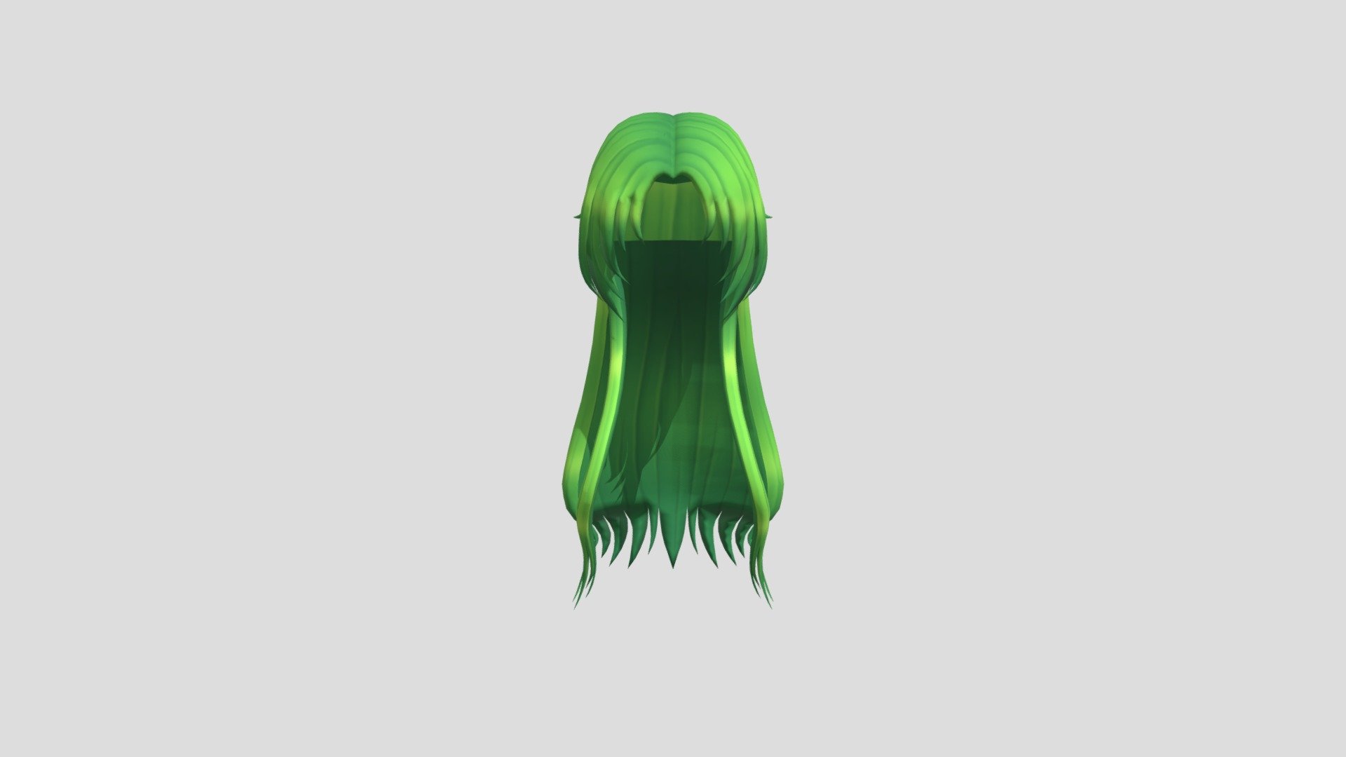 Midori hair that is from noice potato i think - Download Free 3D model ...