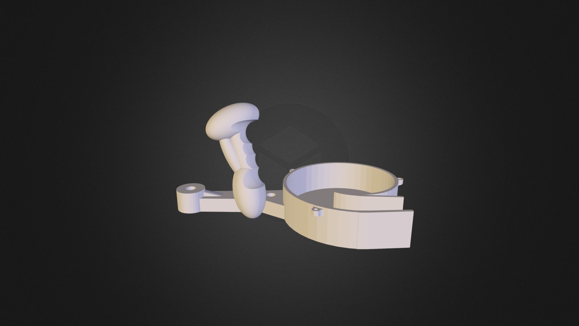 bottom shell mod with Grip - 3D model by 3dindustries [1760b44] - Sketchfab