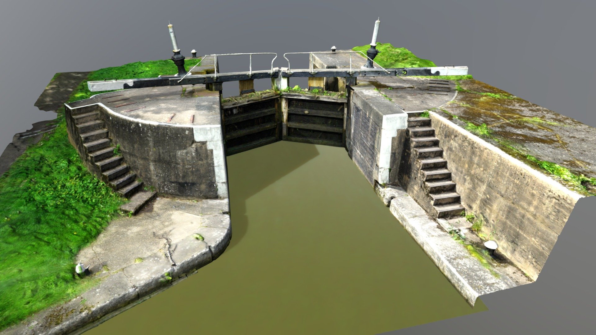 Hatton Lock Gates - Buy Royalty Free 3D model by blackfirefilms ...