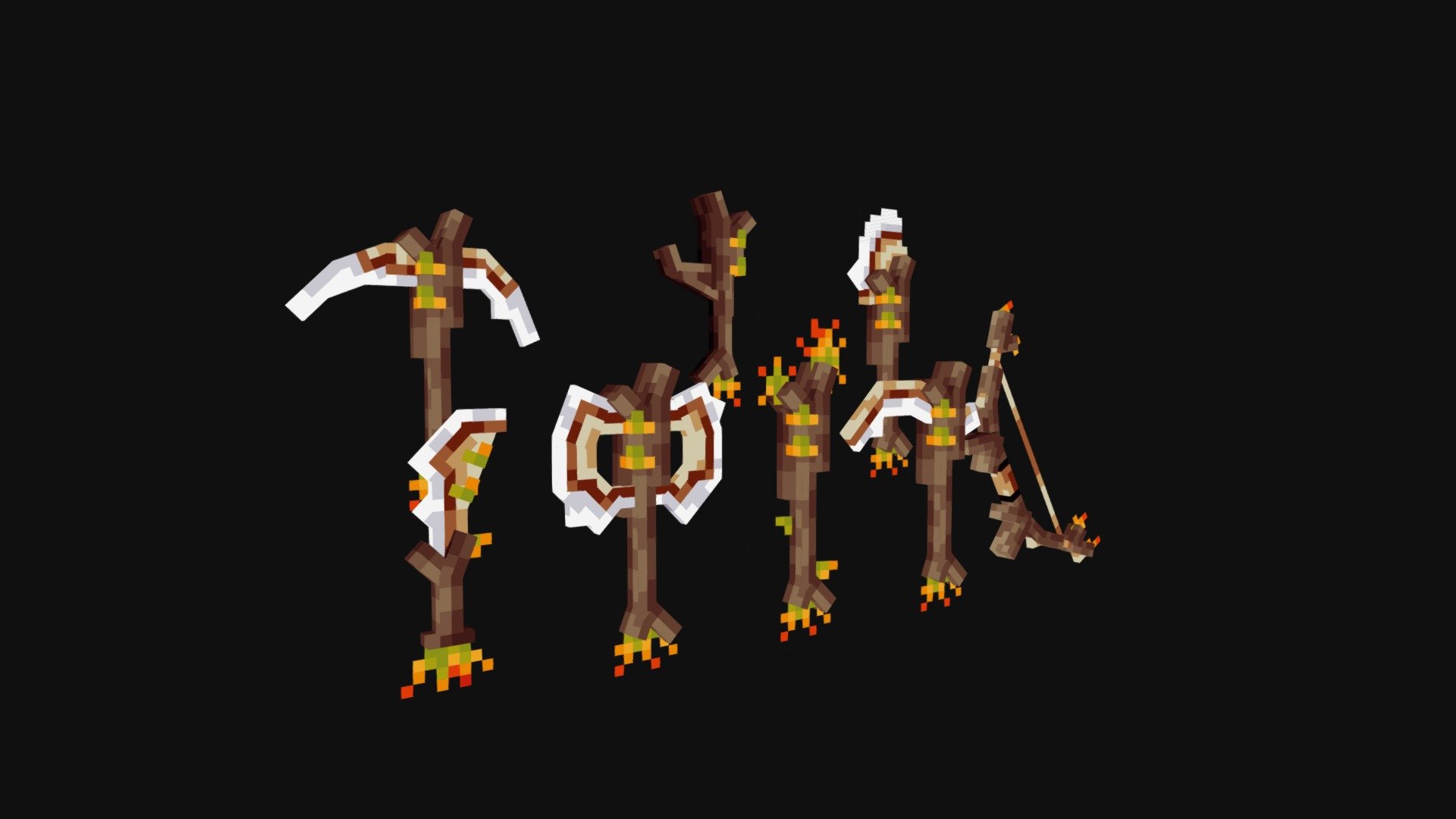 Voxelspawns Thorns Set - 3D model by voxelspawns [176176b] - Sketchfab