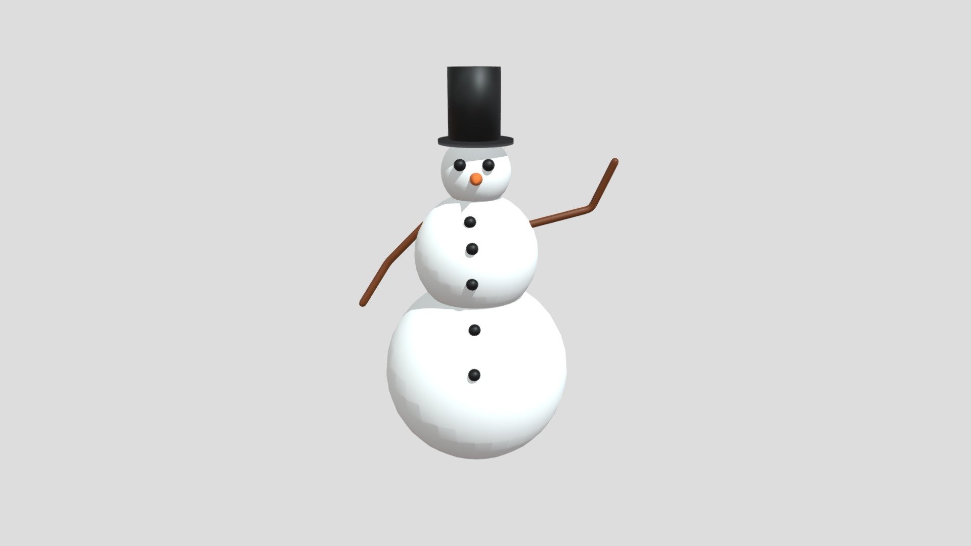 Snowman34 (for CS class) - Download Free 3D model by Ewil [17639e8 ...