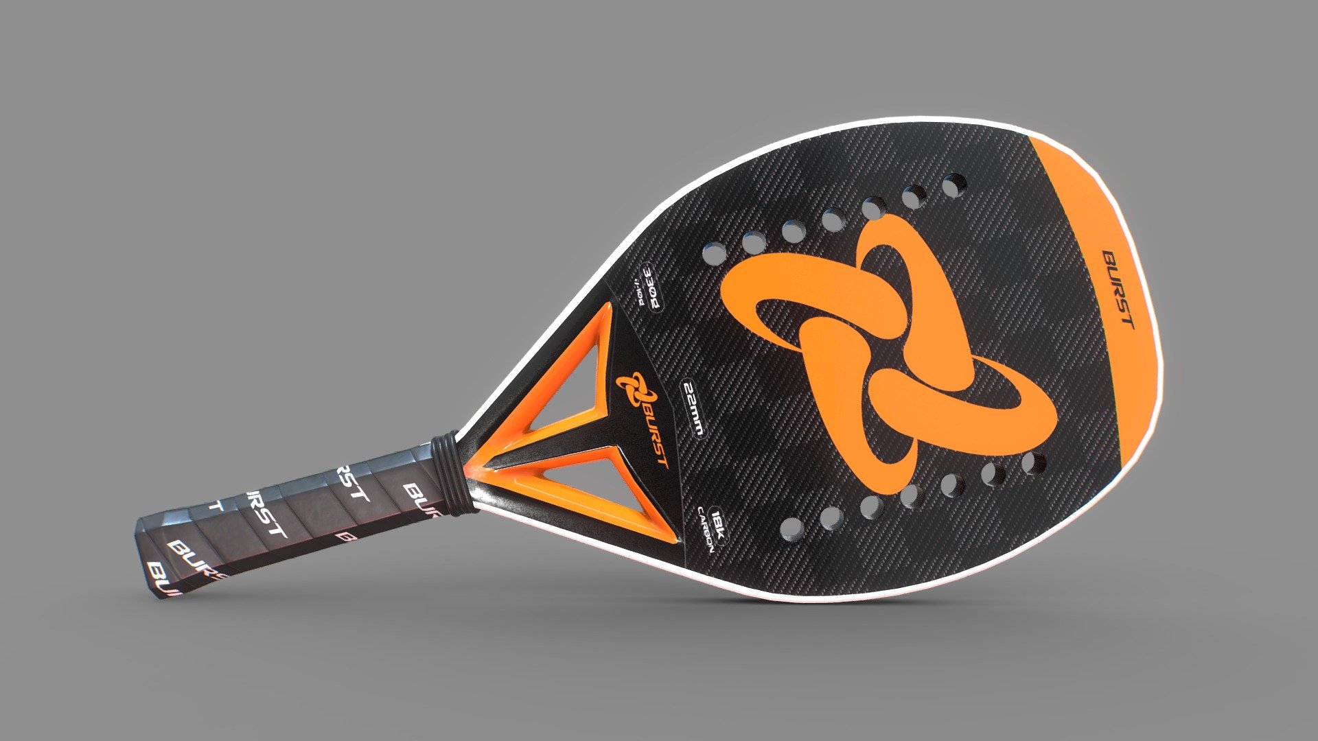 Beach tennis racket - 3D model by allen.anderson1530 [1763b0f] - Sketchfab