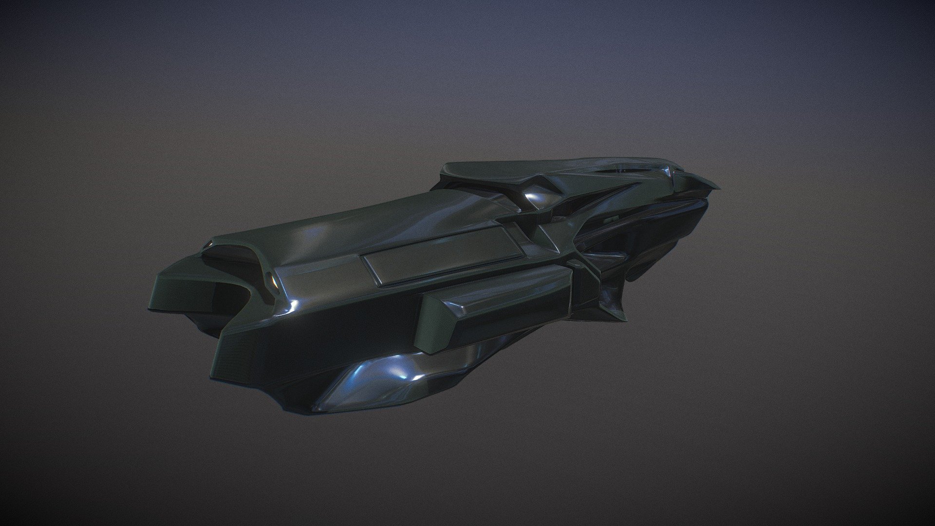 Spaceship Cutter - 3D model by TRYFIELD [1763dc8] - Sketchfab