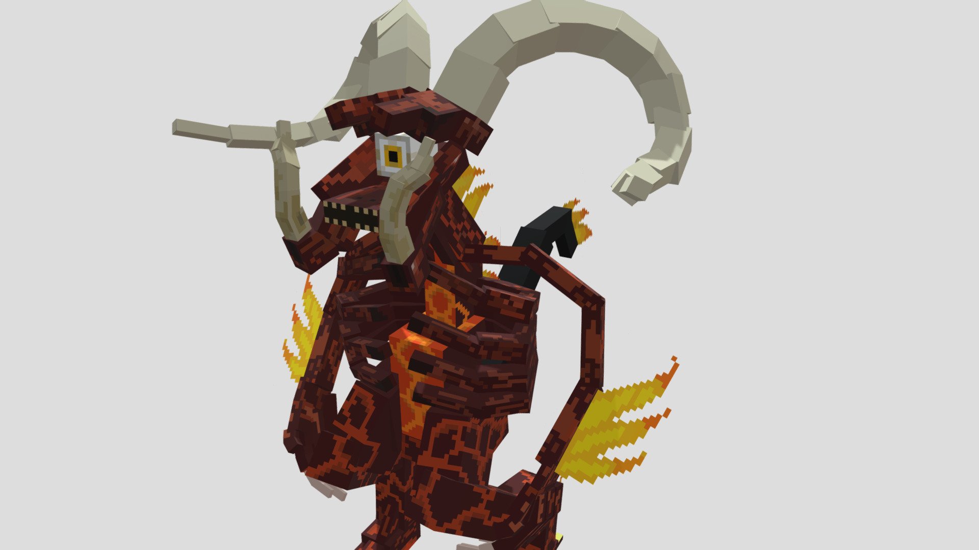 Minecraft Bedrock Boss - Infernal Beast - 3D model by faragilus ...