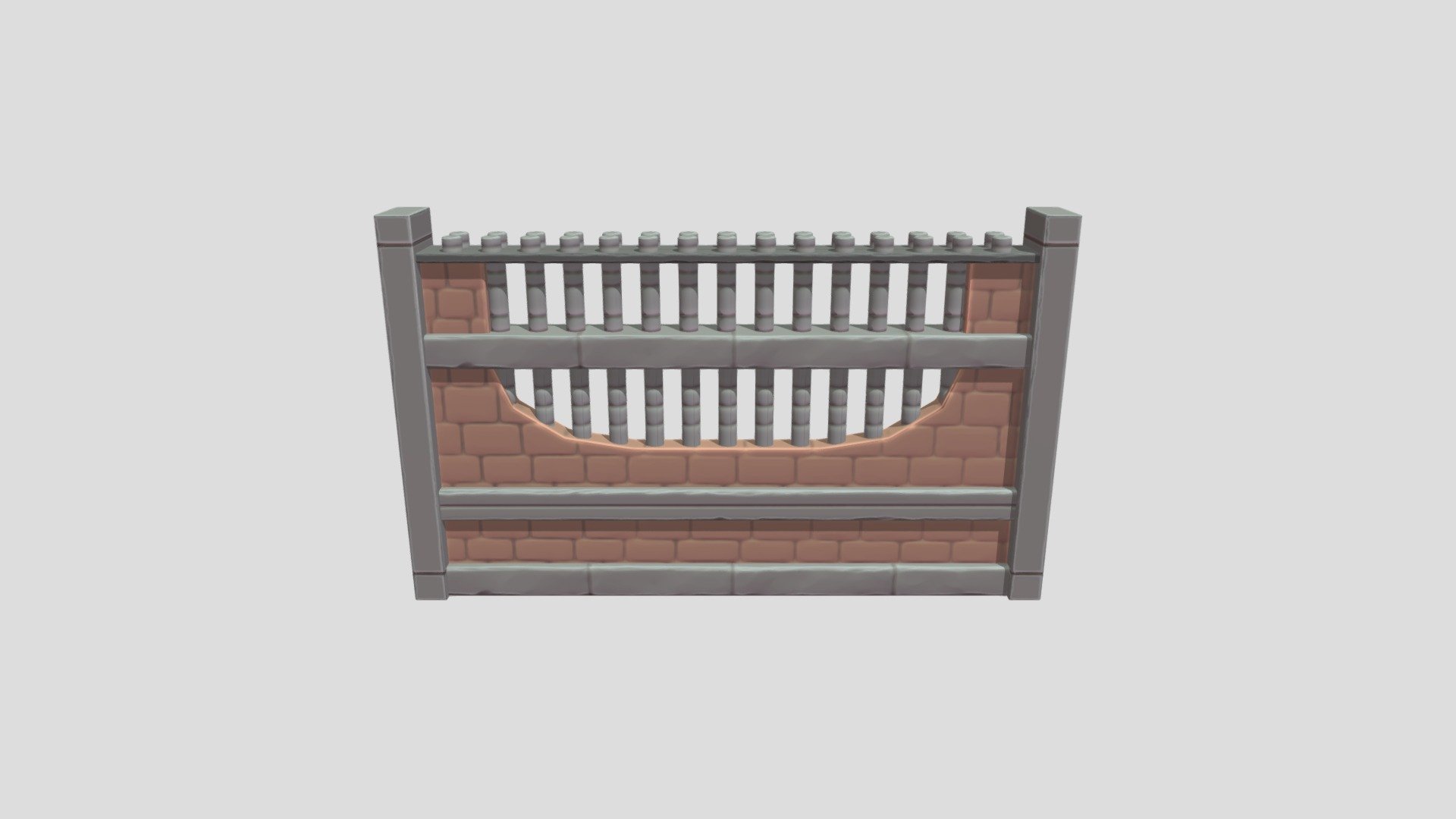 Stylized Fence - 3D model by Snowy0Panther [1769576] - Sketchfab