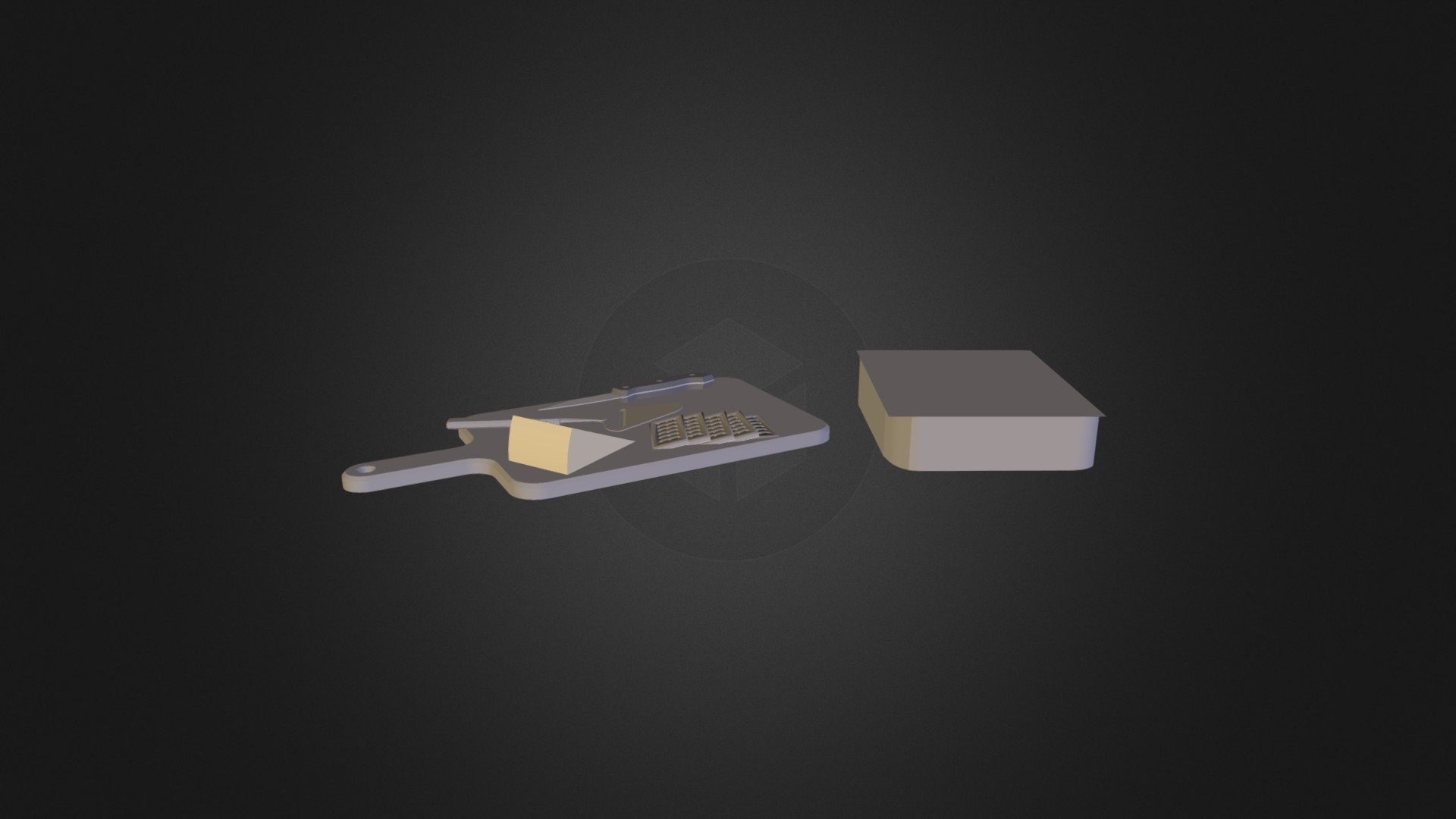 Raka Cheese Sample1 - 3D model by xochitlkenya3d [176aa88] - Sketchfab