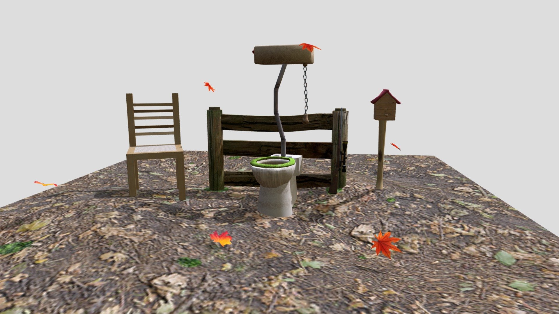 DAE 5 finished props - Forest Loner - 3D model by robpauwels [176bc82 ...