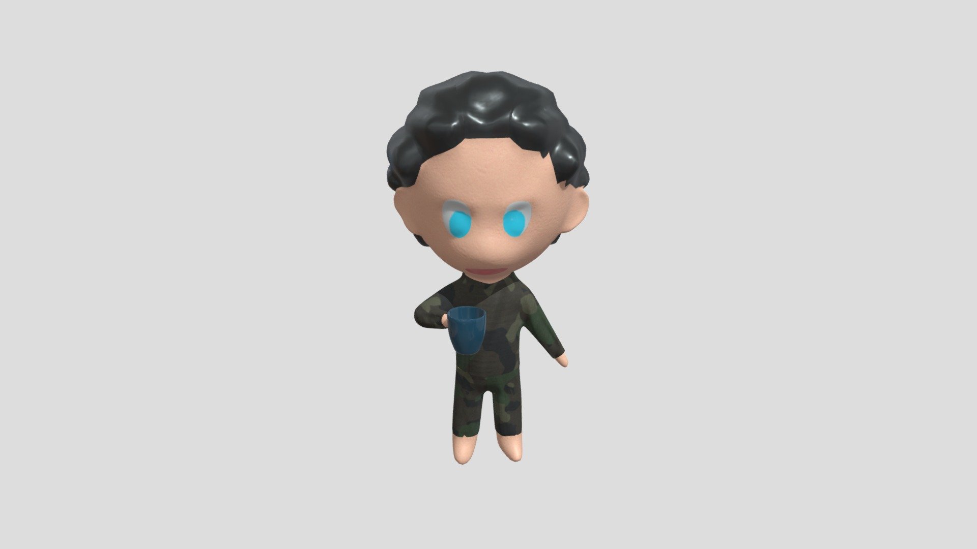 A random guy with a coffee cup - Download Free 3D model by Nacho Moreno ...