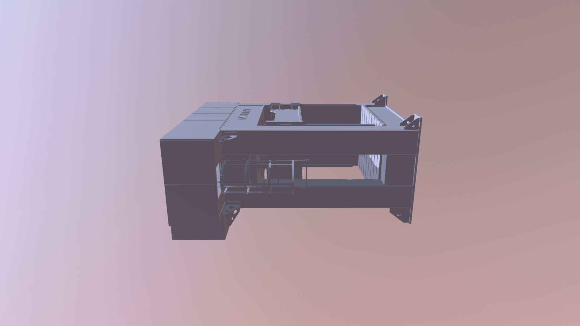 H-frame hydraulic press machine - 3D model by ZHENGXI [176dfa9] - Sketchfab