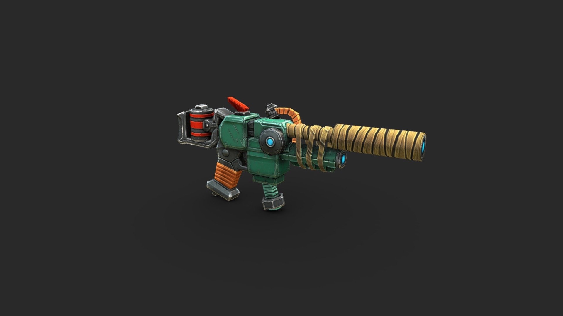 Energy-gun 06 - 3D model by CC (@ccsf) [176e885] - Sketchfab