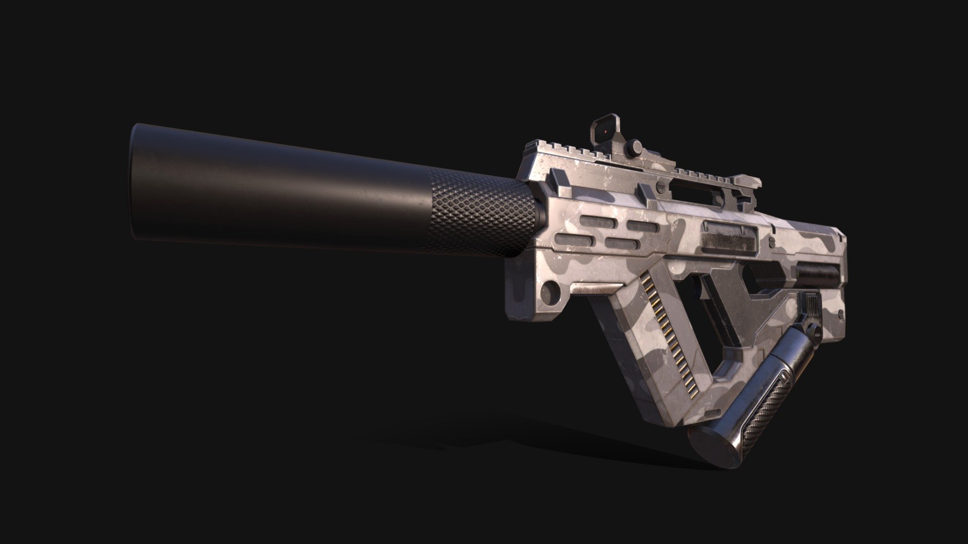 sci-fi assault rifle - 3D model by brodys_arts (@golem.troll228 ...