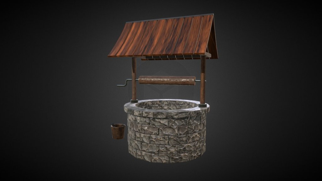 Medieval Stone Well - Download Free 3D model by TROFIMOV ILYA ...