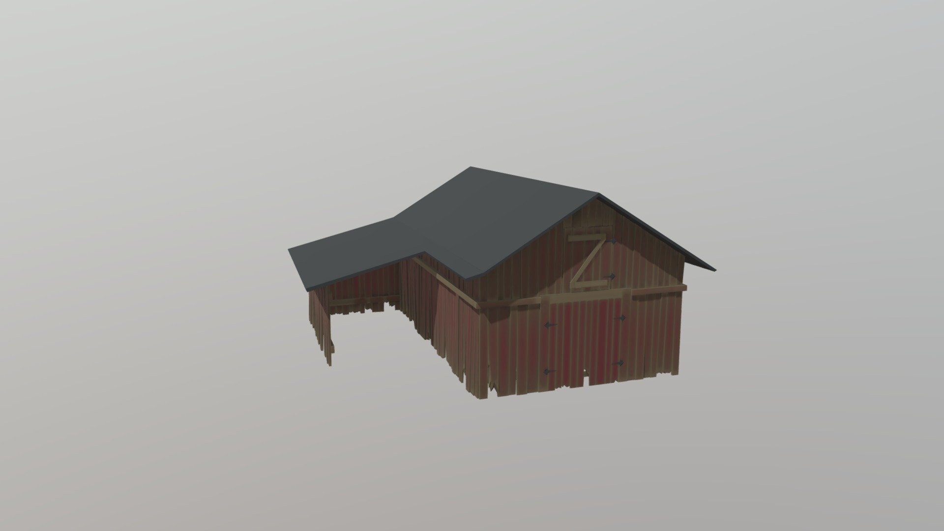 Old Worndown Barn - Download Free 3D model by CasperMatthai [1772166 ...