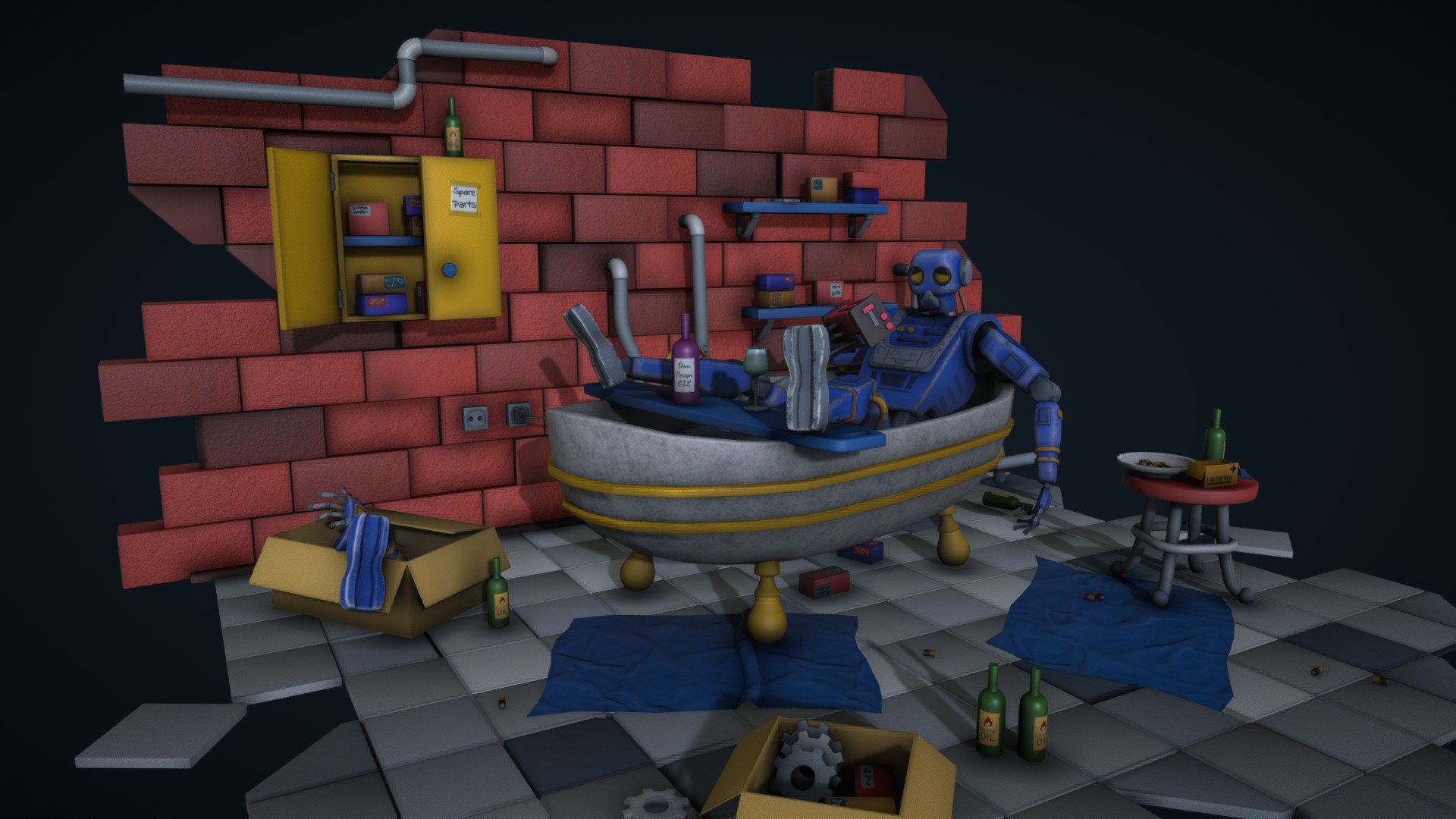 Anyone can be affected by depression. - Download Free 3D model by ...
