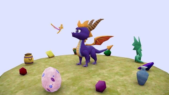 Spyro 3D models - Sketchfab