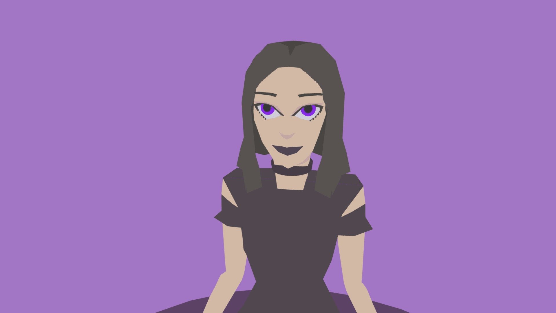 Low Poly_Girl - 3D model by Aeguz [1772e0e] - Sketchfab