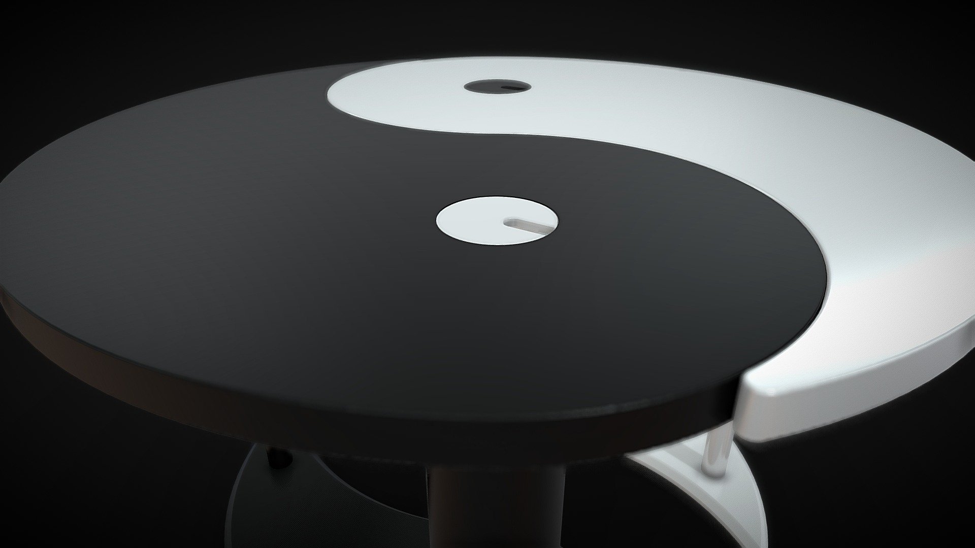 Yin & Yang Table - Buy Royalty Free 3D model by 4draw.net [177323d ...