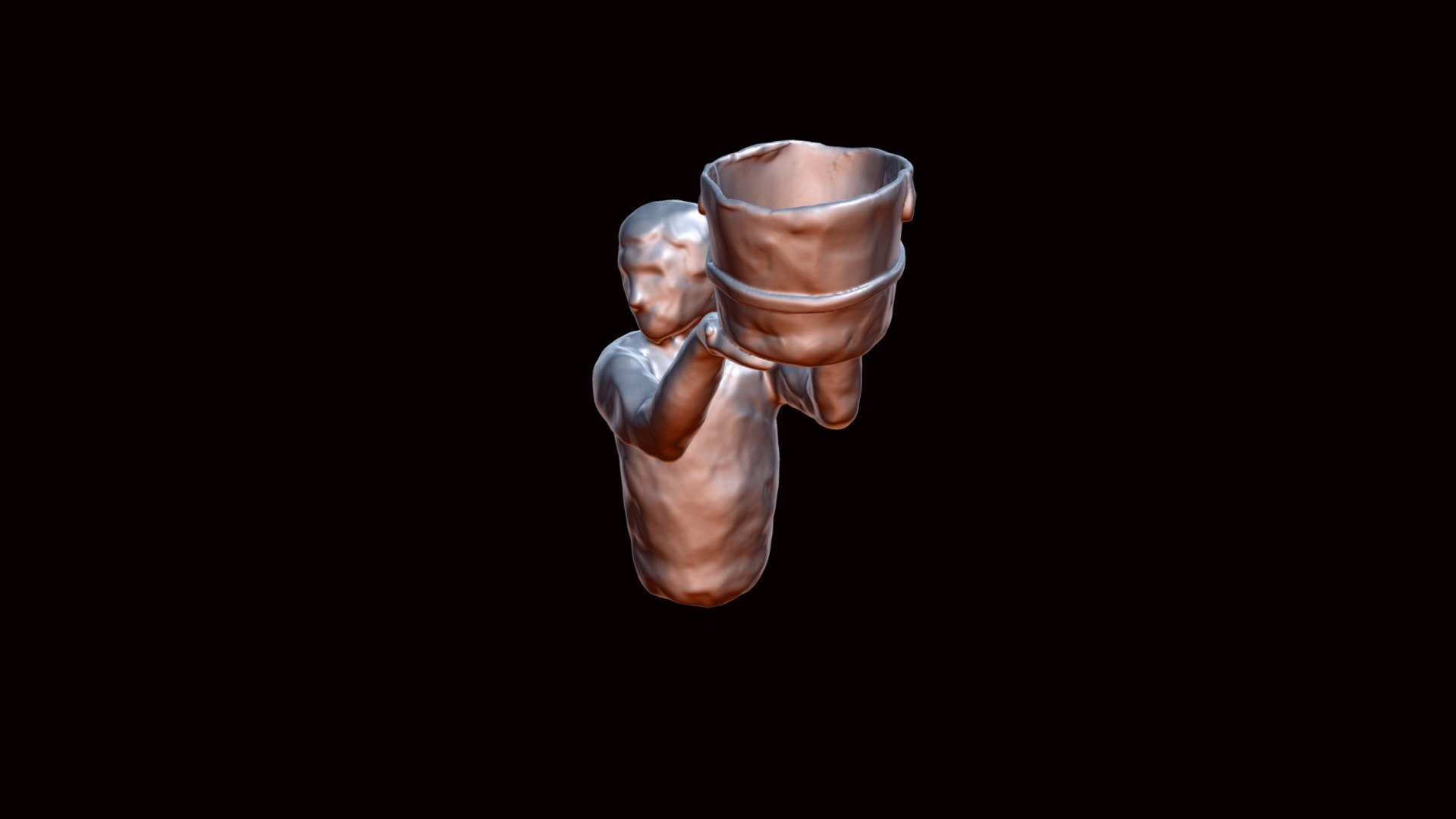 Man & Bucket (VCU_3D_7947&7950) - 3D model by Virtual Curation Lab ...