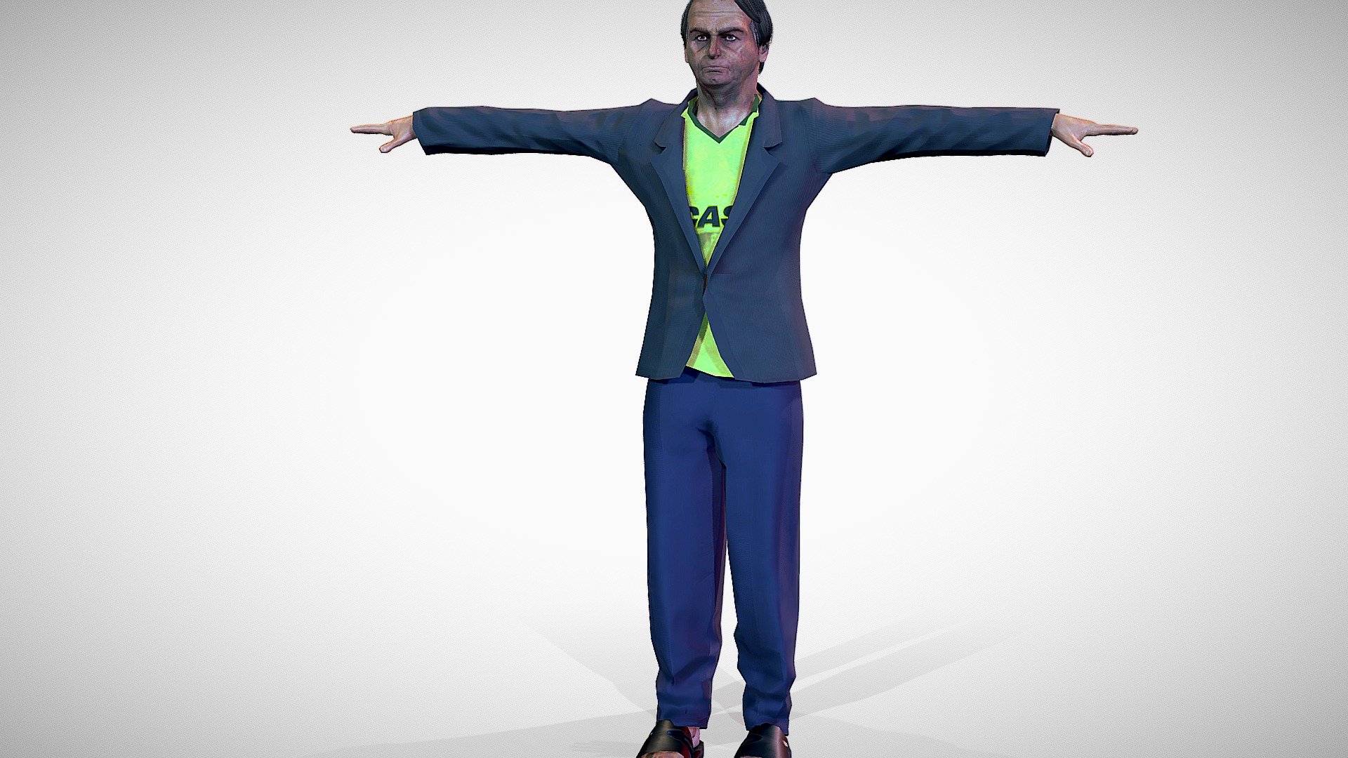 Jair Bolsonaro (3d game model) - Buy Royalty Free 3D model by Polygon ...