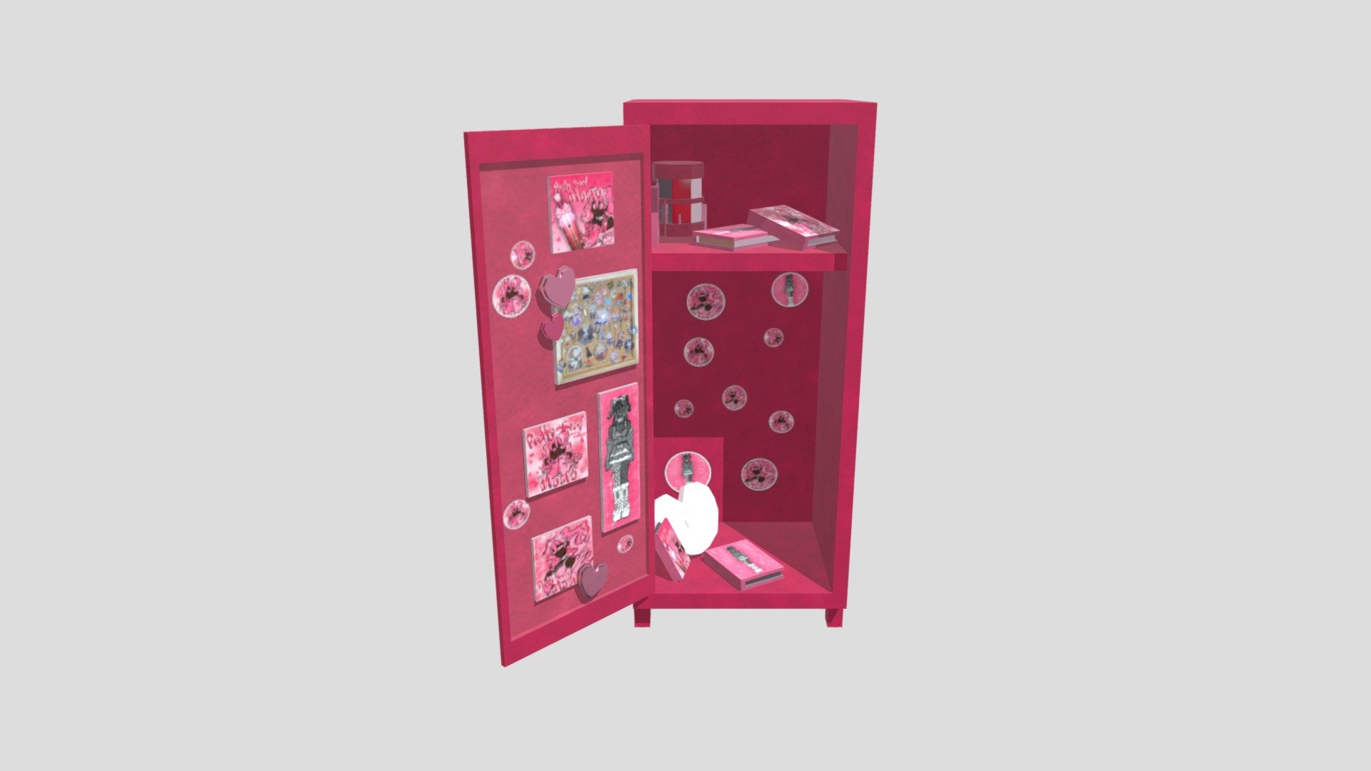 [Assignment] Magical Girl Locker - 3D model by Ebonnie Armson ...