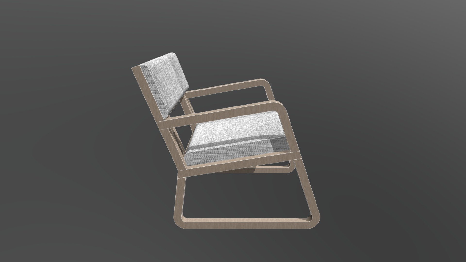 Easy Chair - 3D model by Verdant (@verdant.stu) [17778fd] - Sketchfab