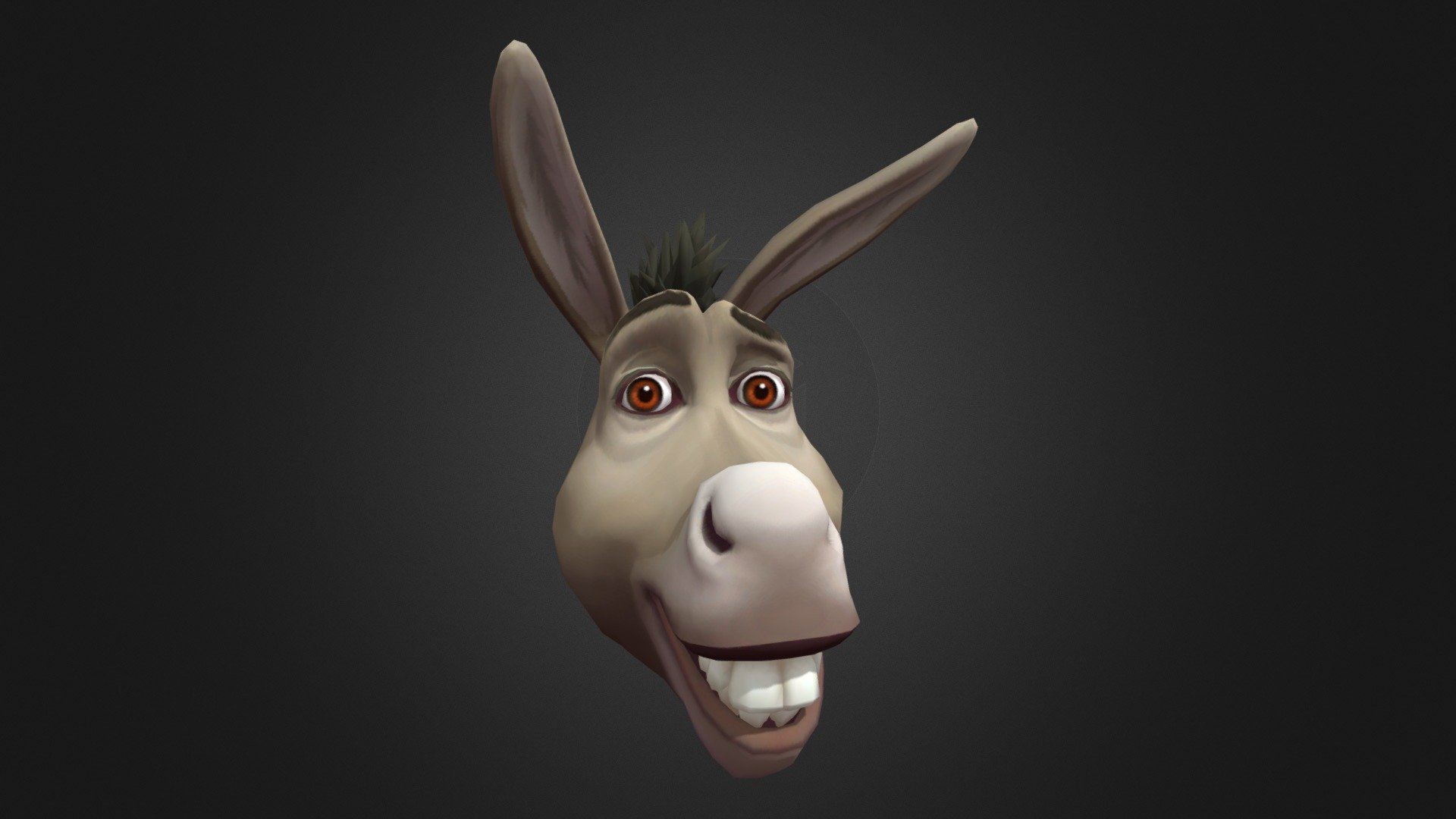 Donkey Head - Download Free 3D model by Poyo20 [1777f53] - Sketchfab