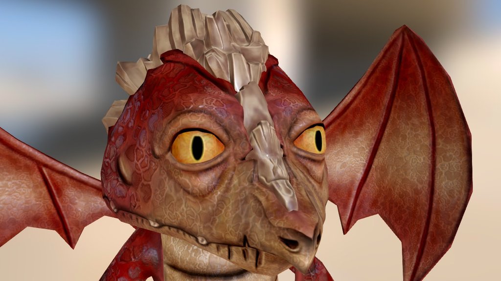 Emrald Dragon - 3D model by Spuke Animation (@spukeanimation) [17798b3 ...