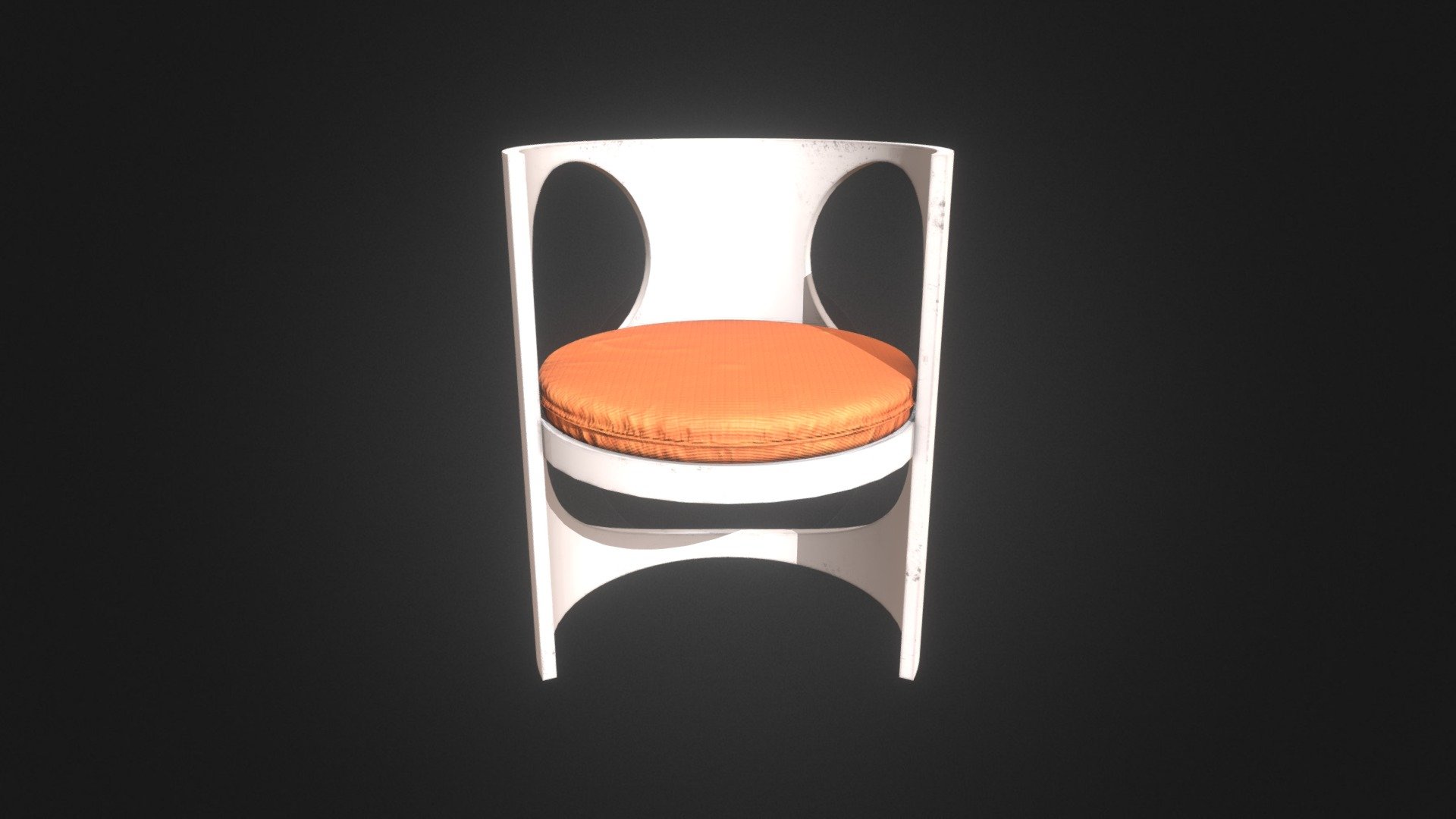 Retro Chair - 3D model by jackalfie [177ac24] - Sketchfab