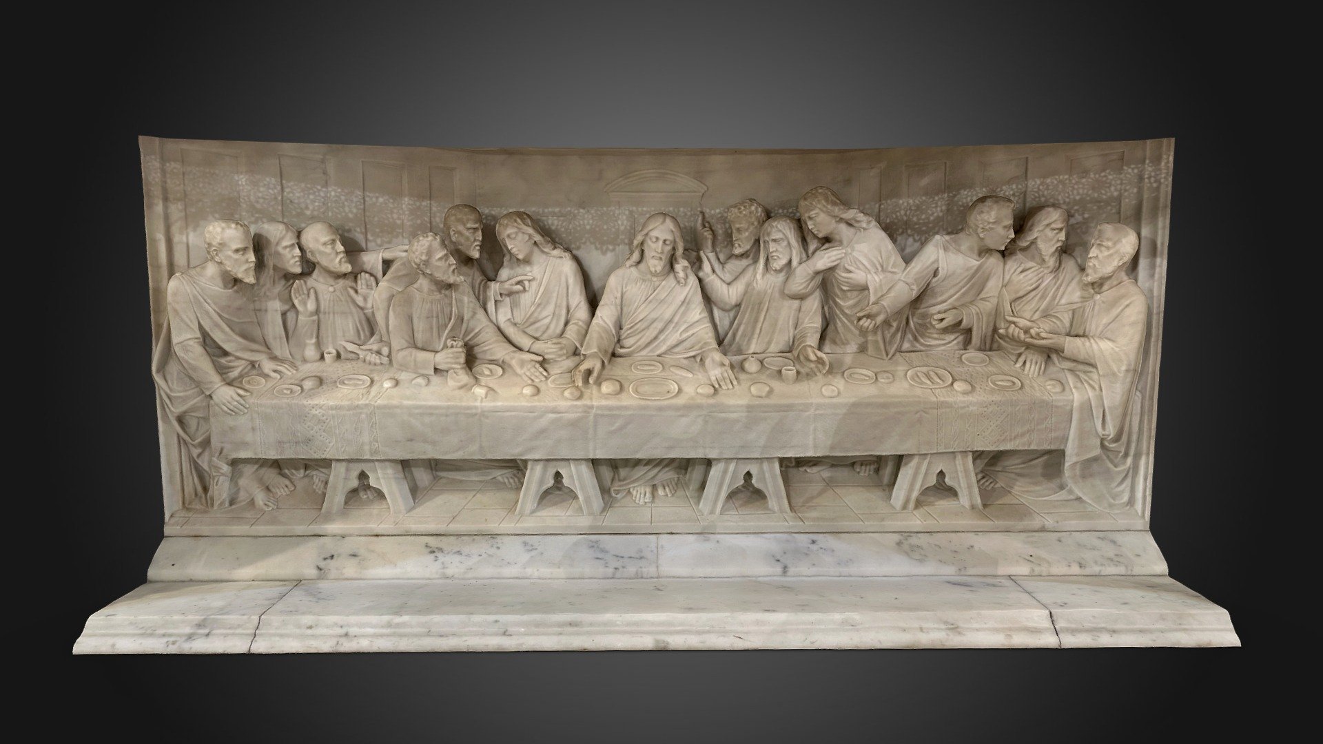 Sculpture - The Last Supper - CVM - Buy Royalty Free 3D model by CVM ...