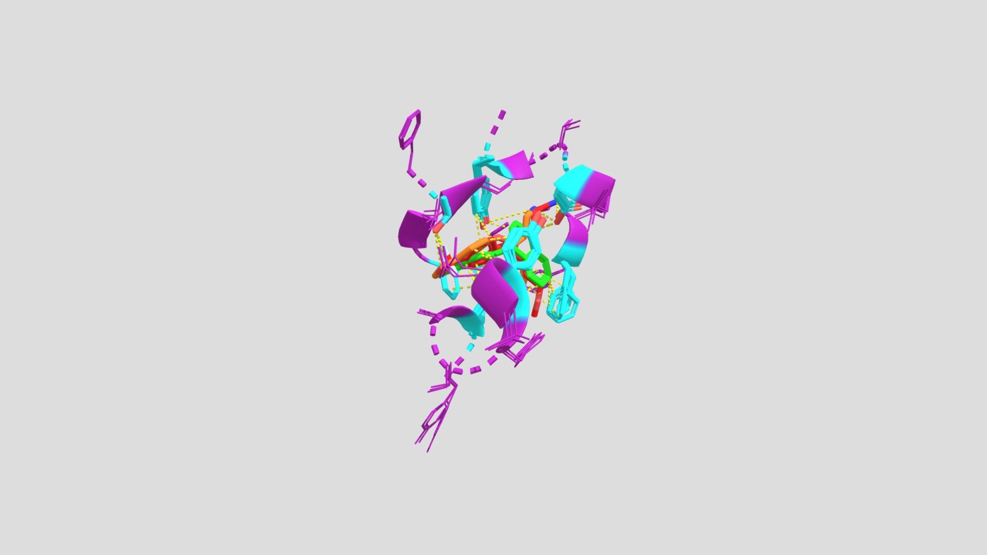 Serotonin transporter binding pocket - 3D model by rdef3222 [177f4ad ...